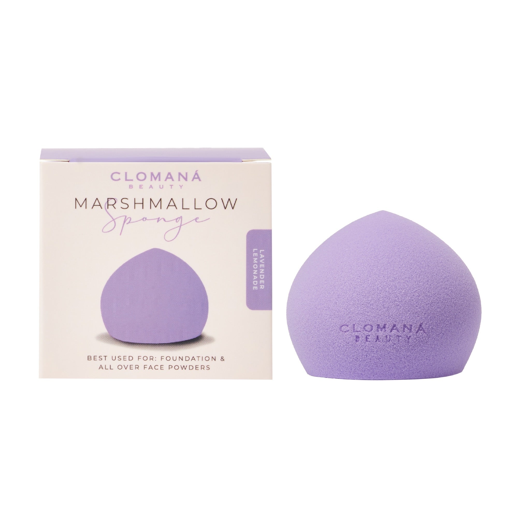 Lavender Lemonade - Marshmallow Sponge - Shape 2 – CLOMANÁ Beauty